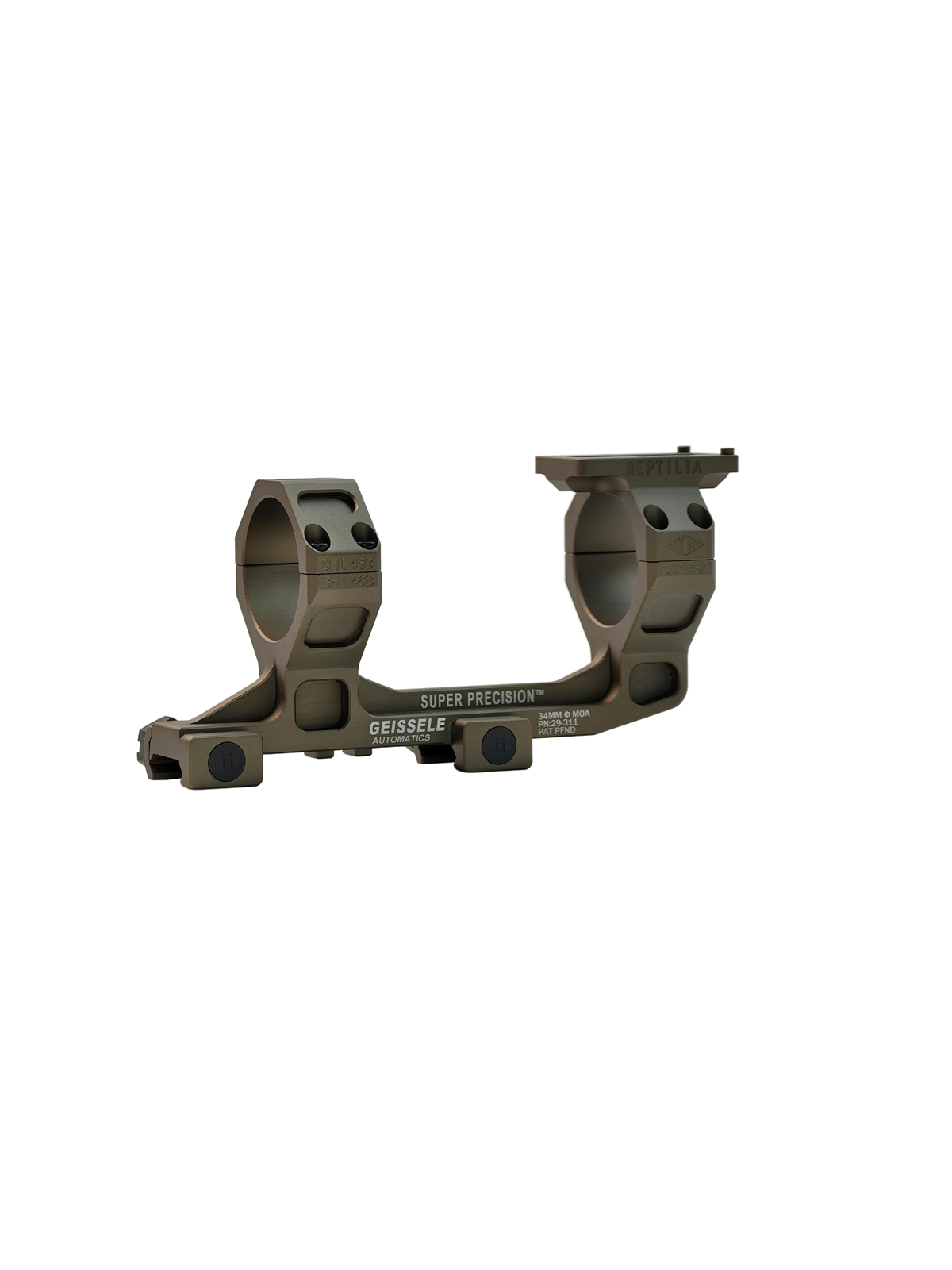 EvolutionGear Super Precision Scope Mount 1.7"/34mm & RMR Mount Combo