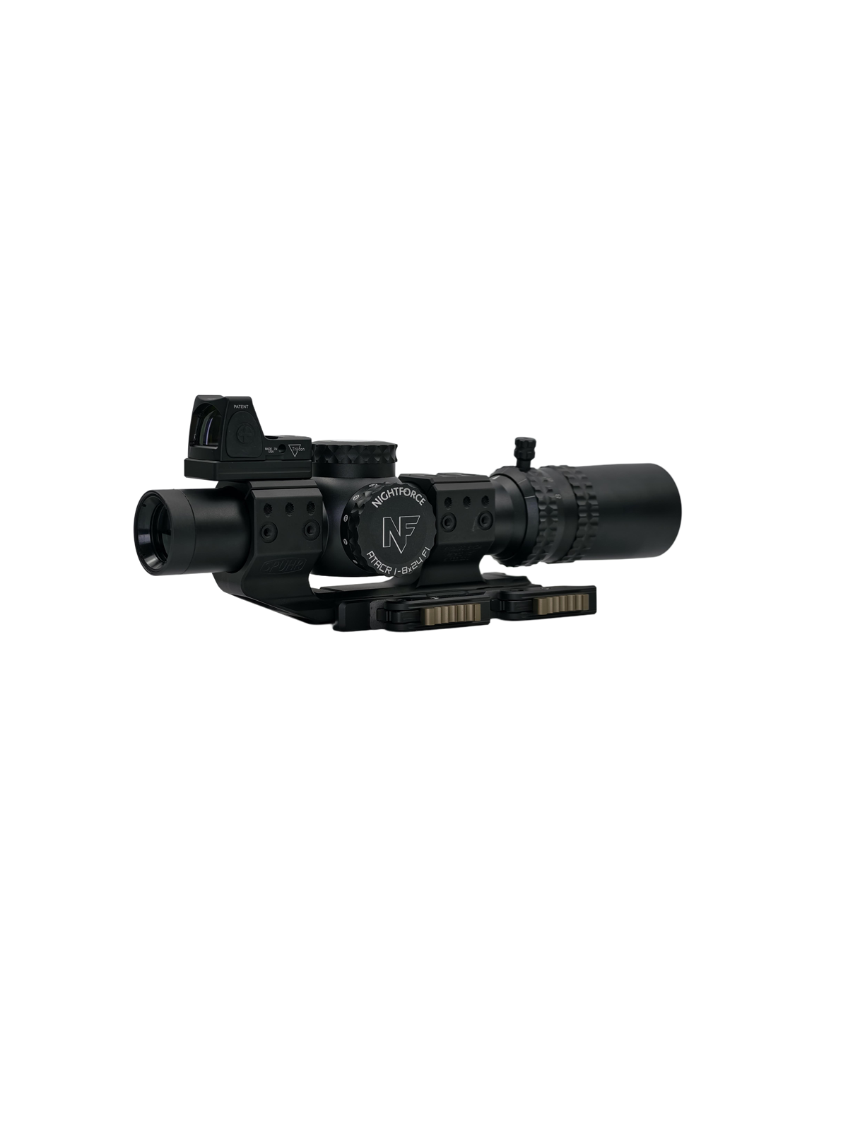EvolutionGear ATACR 1-8X24mm FFP Scope W 1.7'' C1 Mount&RMR Combo