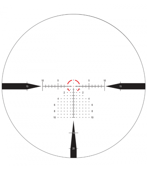 EvolutionGear ATACR 1-8X24mm FFP Scope W 1.7'' C1 Mount&ACRO P2 Combo ...