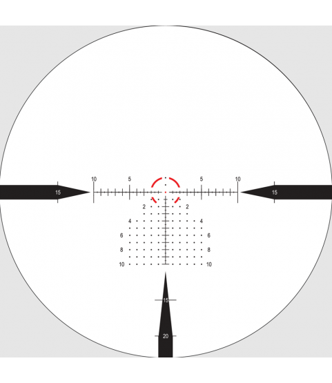 EvolutionGear ATACR 1-8X24mm short optics F1 scope with BOC mount/top ...