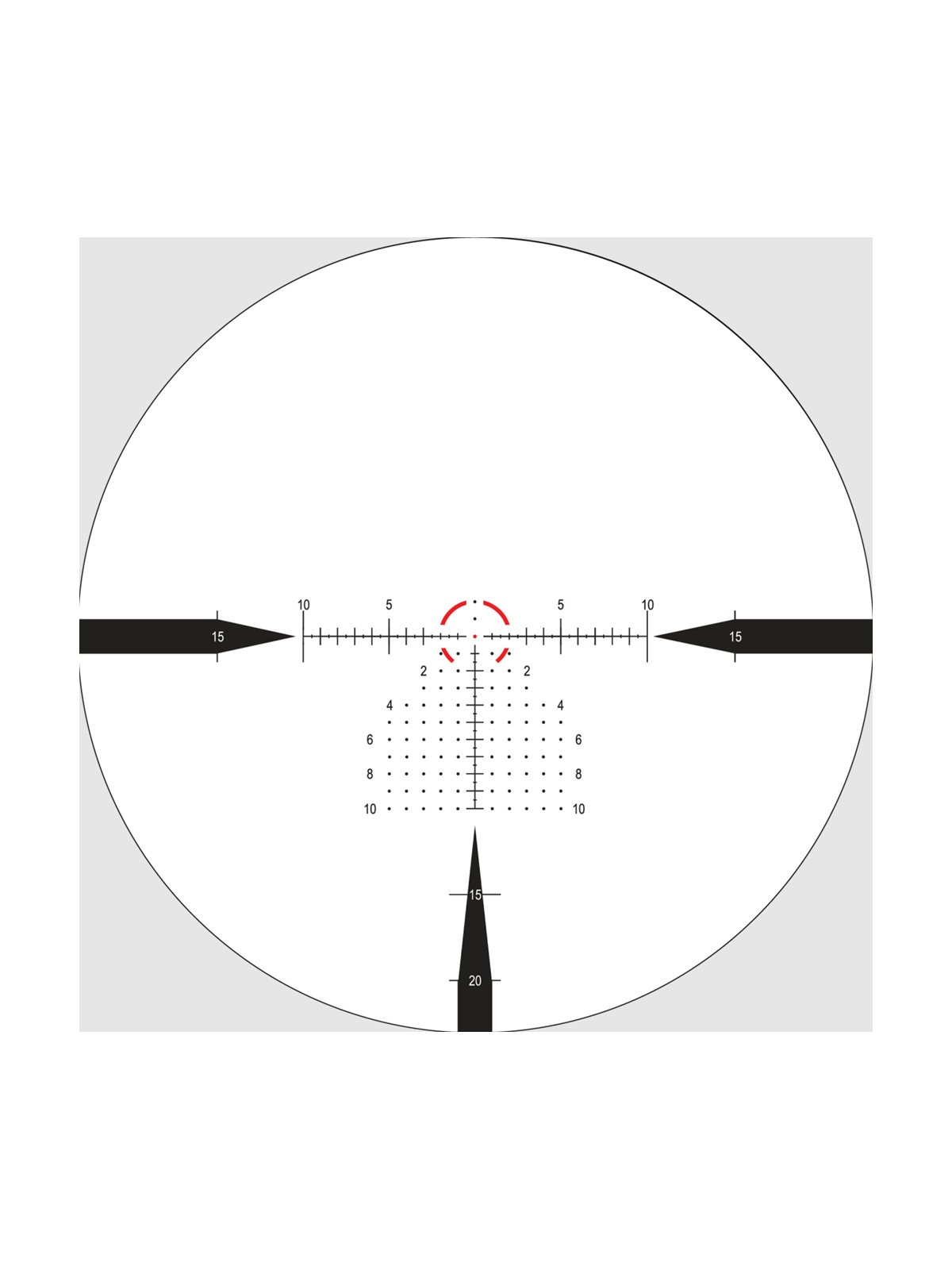 EvolutioGear ATACR 1-8X24mm F1 scope w ACRO P2 short optics 1.7''