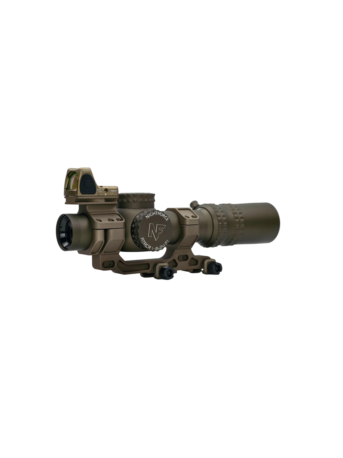 EvolutionGear ATACR 1-8X24mm short optics F1 scope W RMR HRS combo 1.7 ...