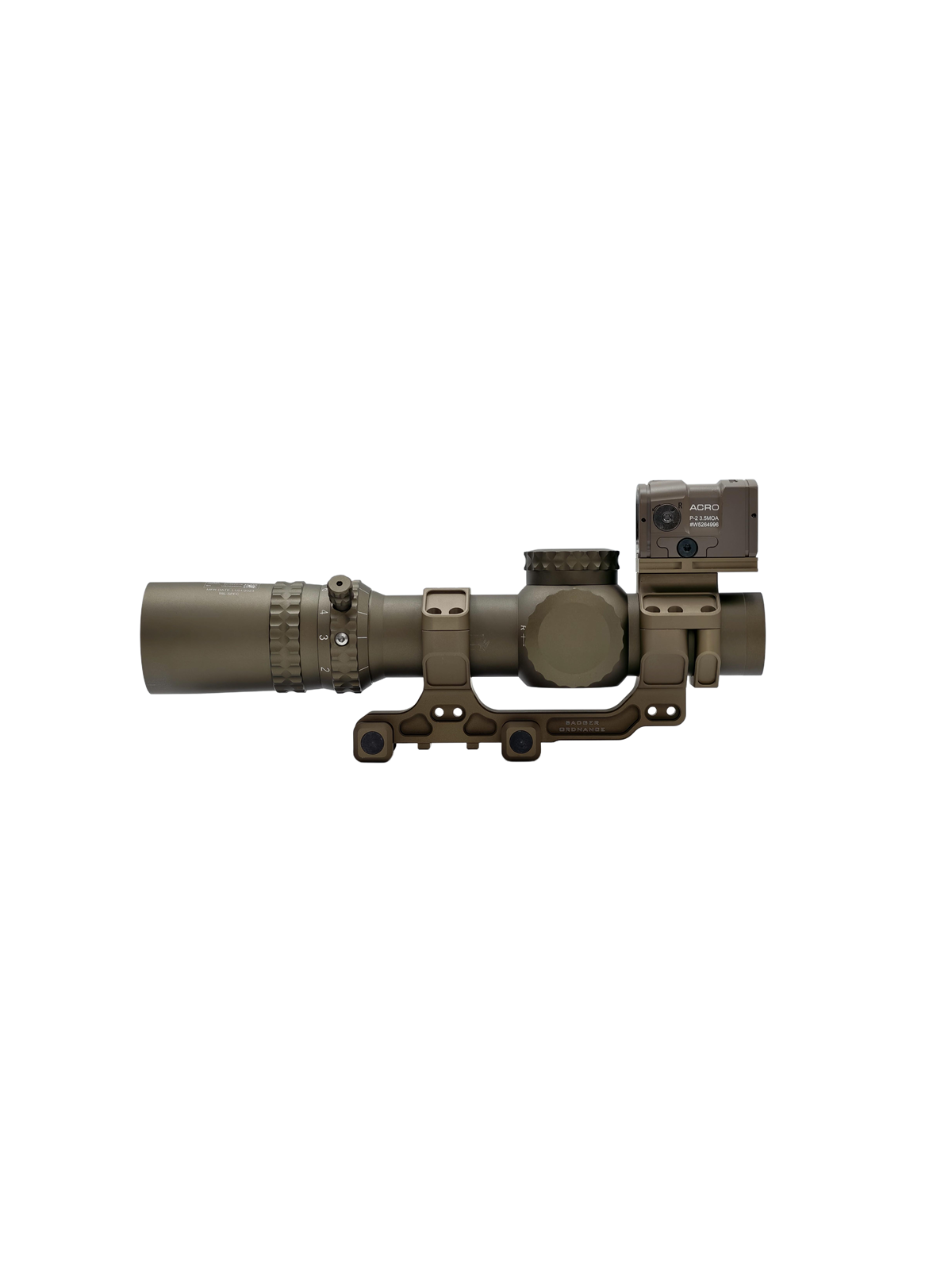 EvolutionGear Mil SPEC ATACR 1-8X24mm short optics F1 scope W ACRO P2 ...