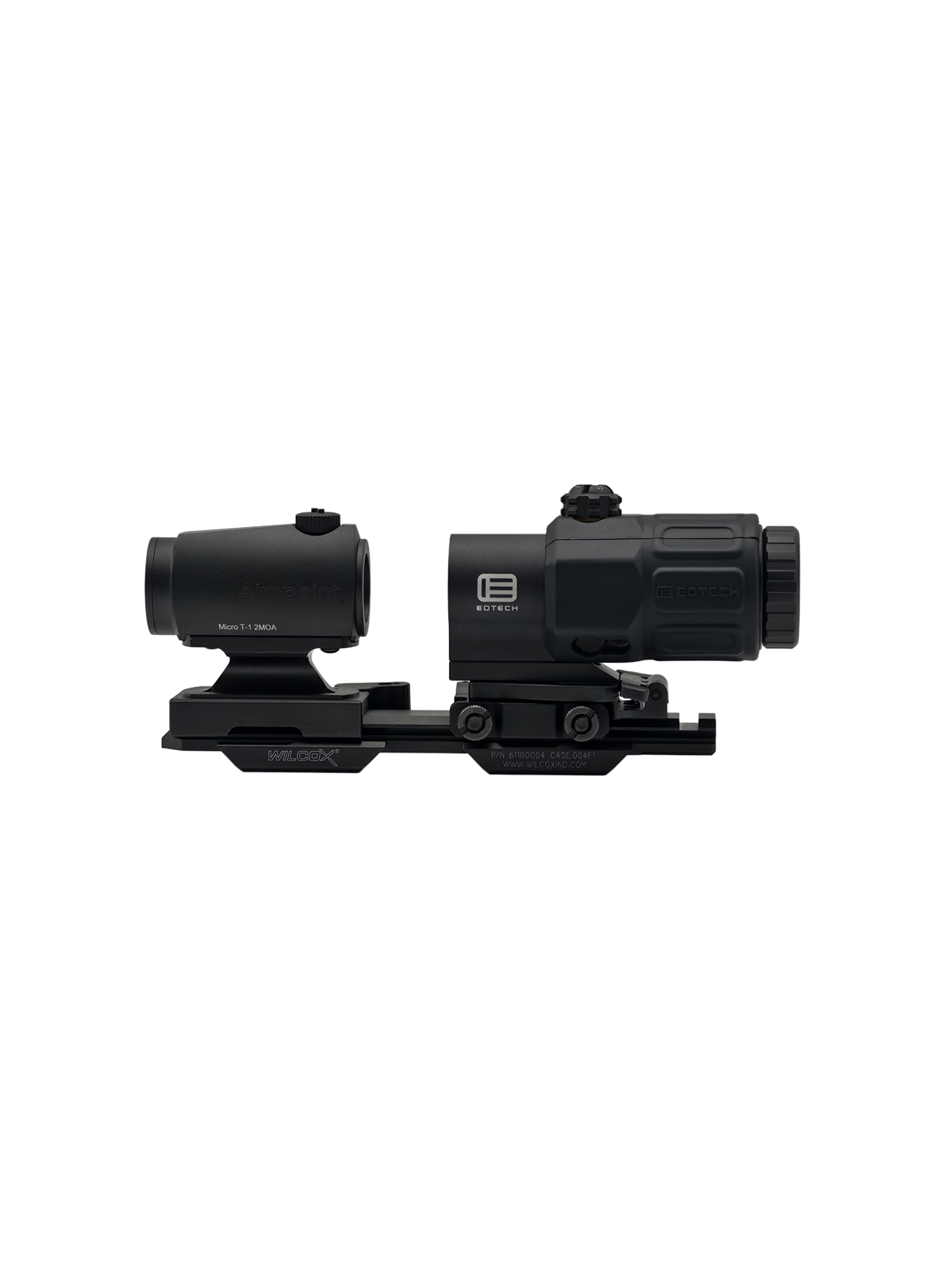 EvolutionGear T1 & G33 magnifier Side Flip Mount Combo KAC style Color ...