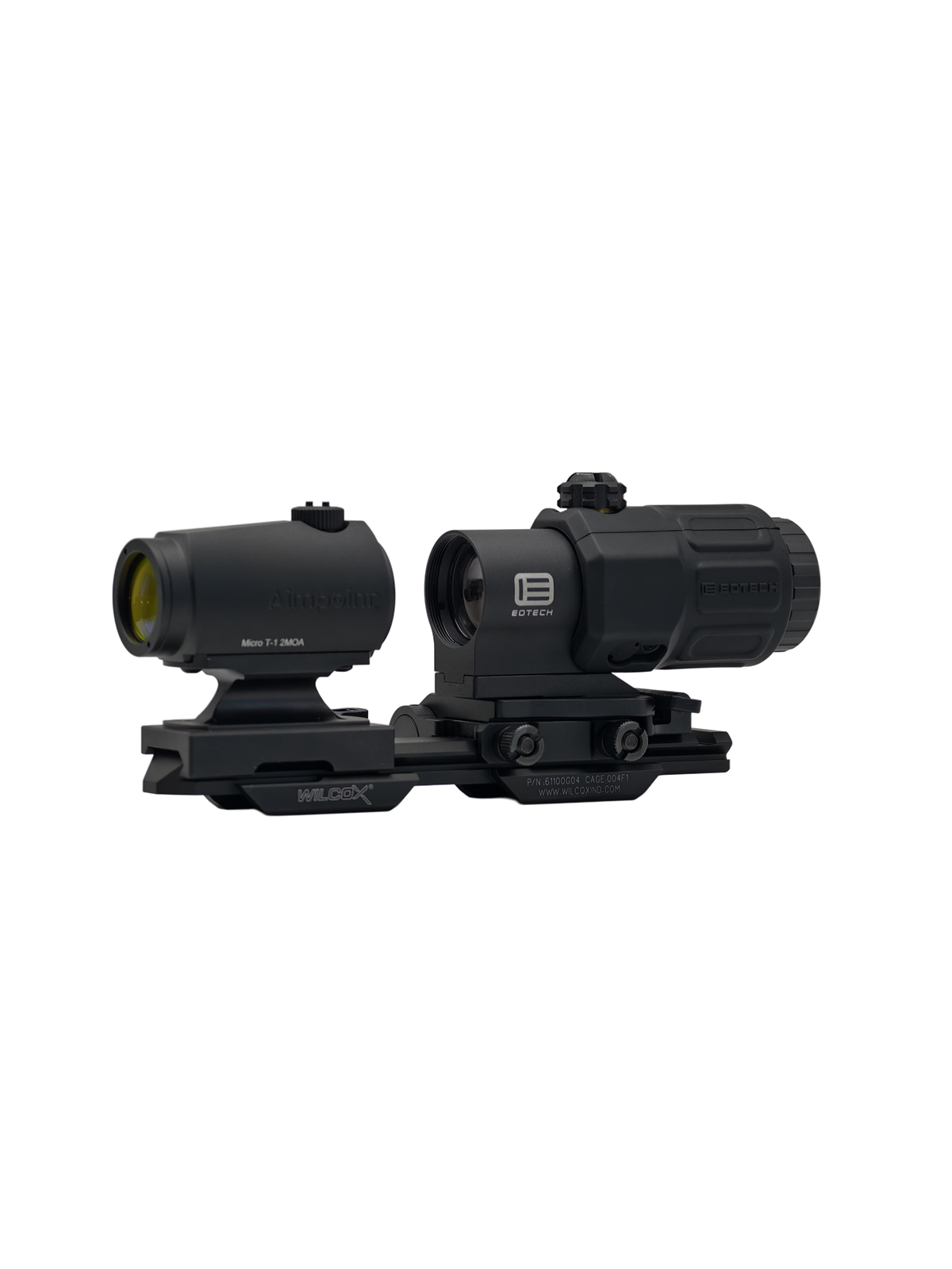 EvolutionGear T1 & G33 magnifier Side Flip Mount Combo KAC style Color ...