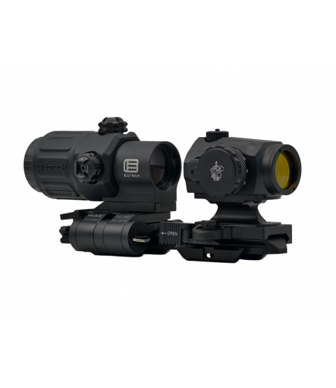 EvolutionGear T1 & G33 magnifier Side Flip Mount Combo KAC style Color ...