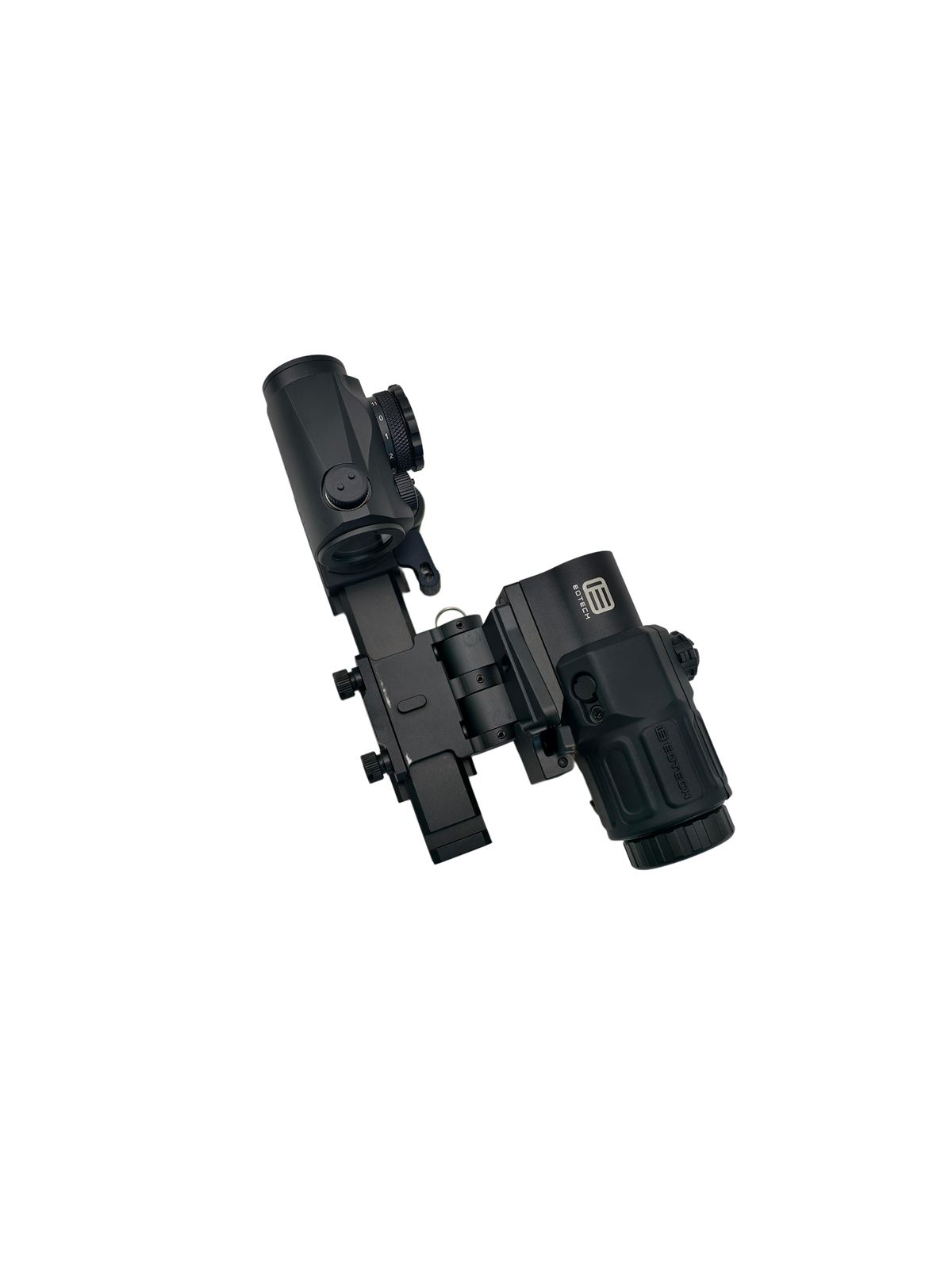 EvolutionGear T1 & G33 magnifier Side Flip Mount Combo KAC style Color ...