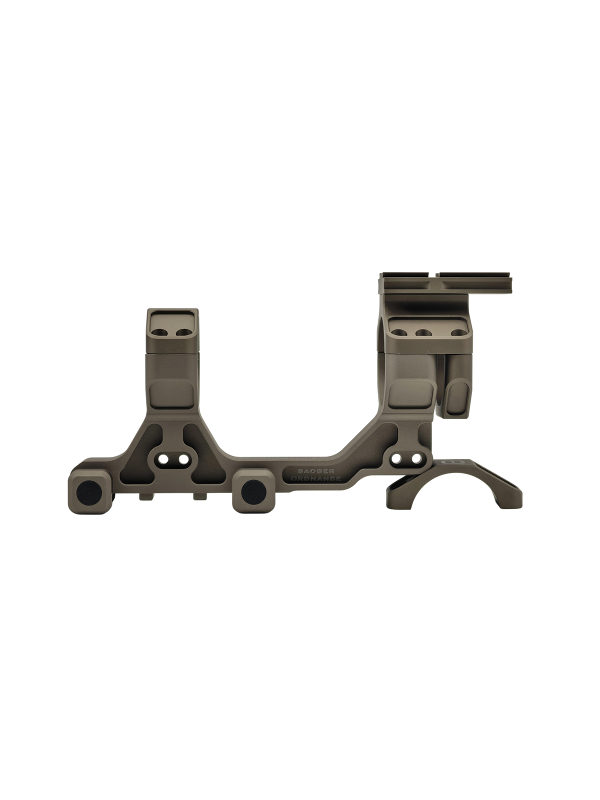 Badge Condtion 1 Scope Mount 1.93''/34mm W TOP/12 ACRO Mount Color Black