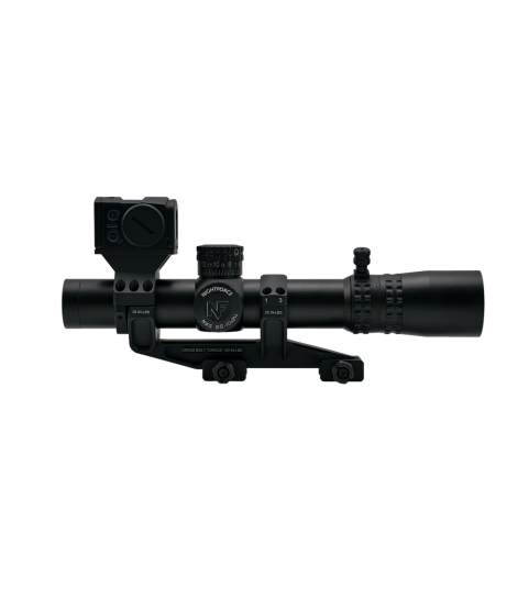 EvolutionGear NXS 2.5-10X24mm SFP scope w ACRO P2 combo