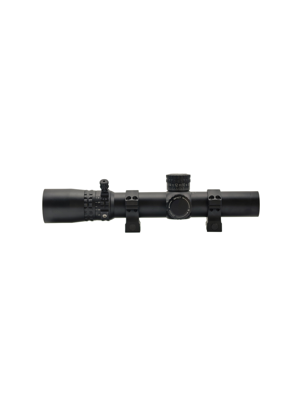 EvolutionGear NXS 2.5-10X24mm SFP scope MIL SPEC Ver. w Ultralite Ring ...