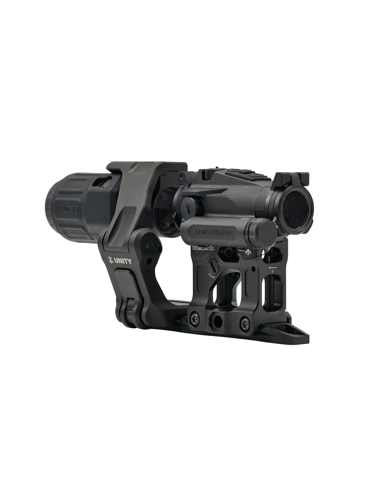 EvolutionGear ROMEO 4XT PRO with G33 3X Magnifier FAST QD mount combo