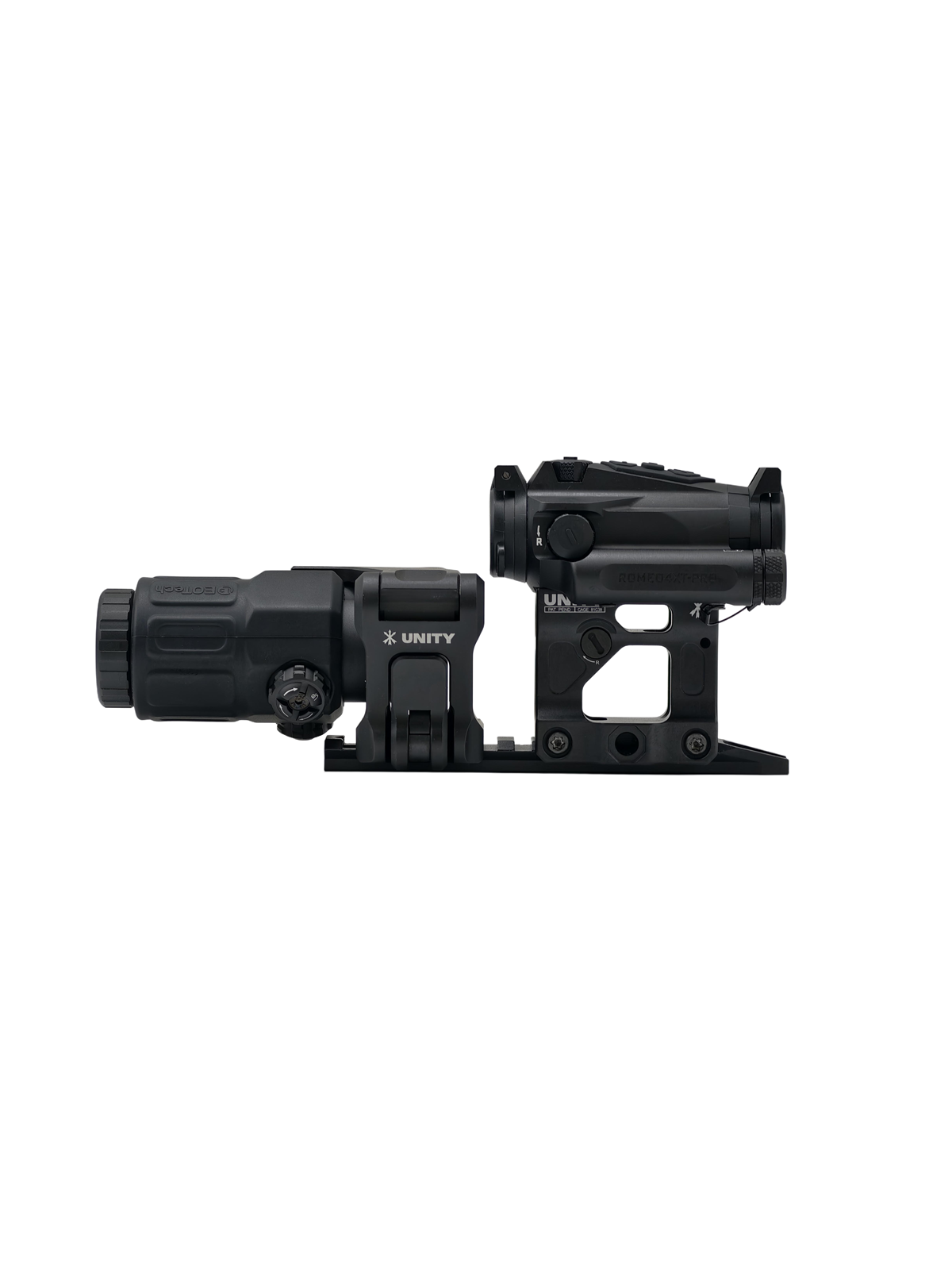 EvolutionGear ROMEO 4XT PRO with G33 3X Magnifier FAST QD mount combo