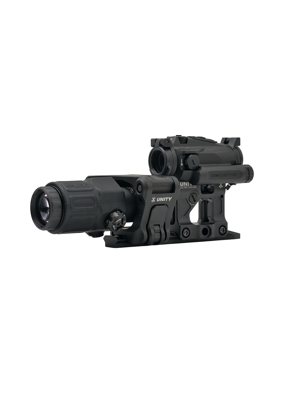 EvolutionGear ROMEO 4XT PRO with G33 3X Magnifier FAST QD mount combo