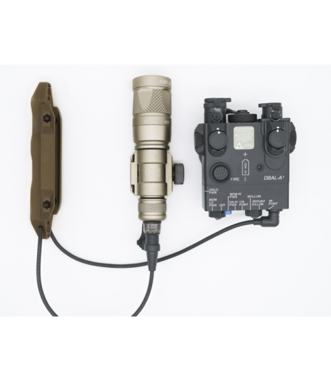 Dual switch for DBAL and flash light Color Black