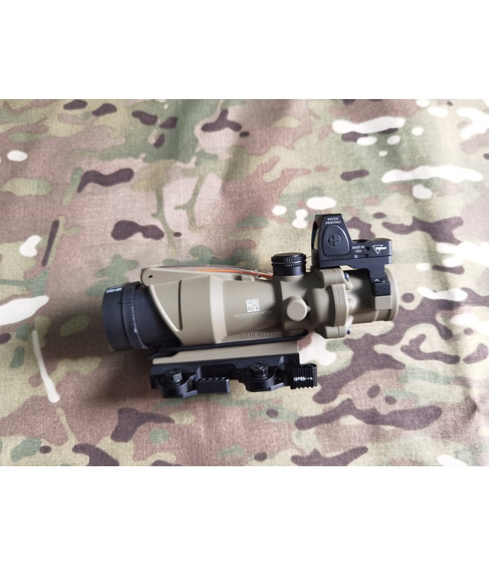 ACOG 4X32& RMR W QD Mount Color FDE Dot Color Red Dot