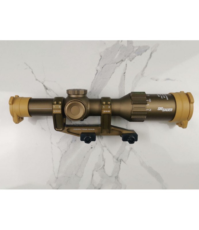 EvolutionGear TANGO 6T DVO 1-6X24mm FFP Illuminated LPVO Scope & ALPHA4 ...