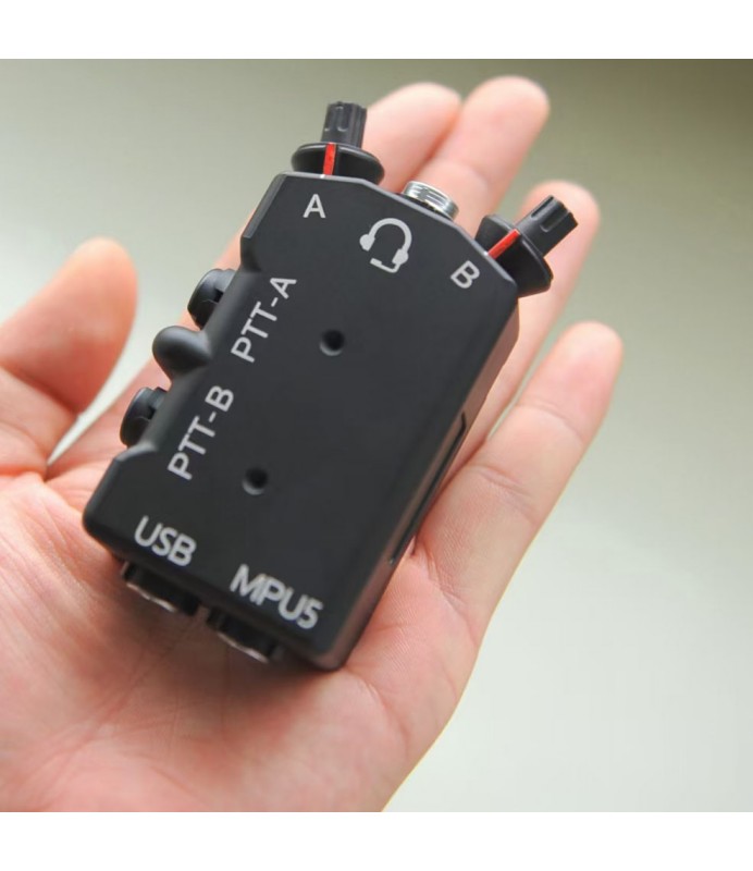 MPU funtional dual coms PTT Color Black