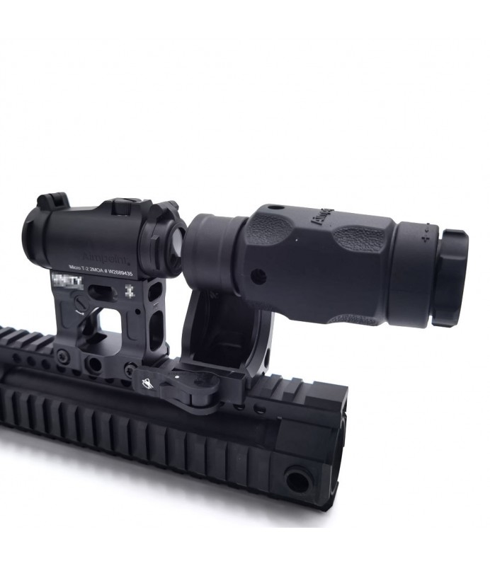 EvolutionGear 3XMAG-1 3X magnifier & T2 FTC QD Mount 1.93" Combo Color ...
