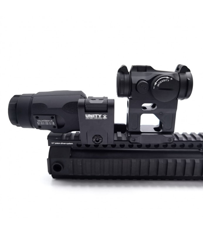 EvolutionGear 3XMAG-1 3X magnifier & T2 FTC QD Mount 1.93" Combo Color ...