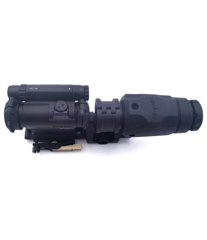 EvolutionGear 3XMAG-1 3X Magnifier & COMP M5 LRP Mount 1.93" Combo ...