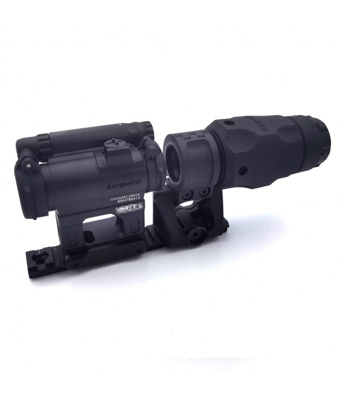 EvolutionGear 3XMAG-1 3X Magnifier & COMP M5 Micro-S Mount 1.55" Combo ...