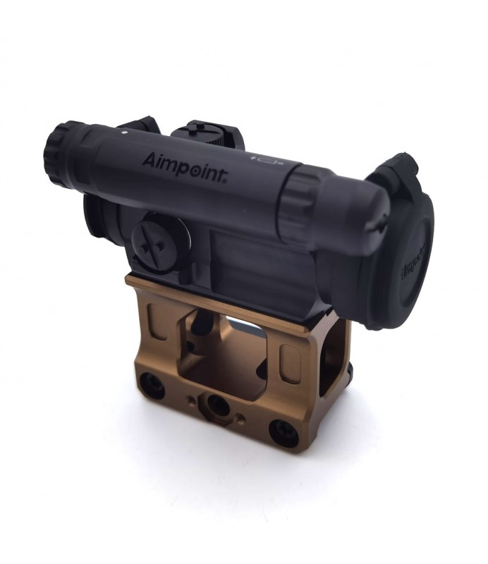 EvolutionGear COMP M5 red dot sight W Micro-S Mount 1.55" FDE Color FDE