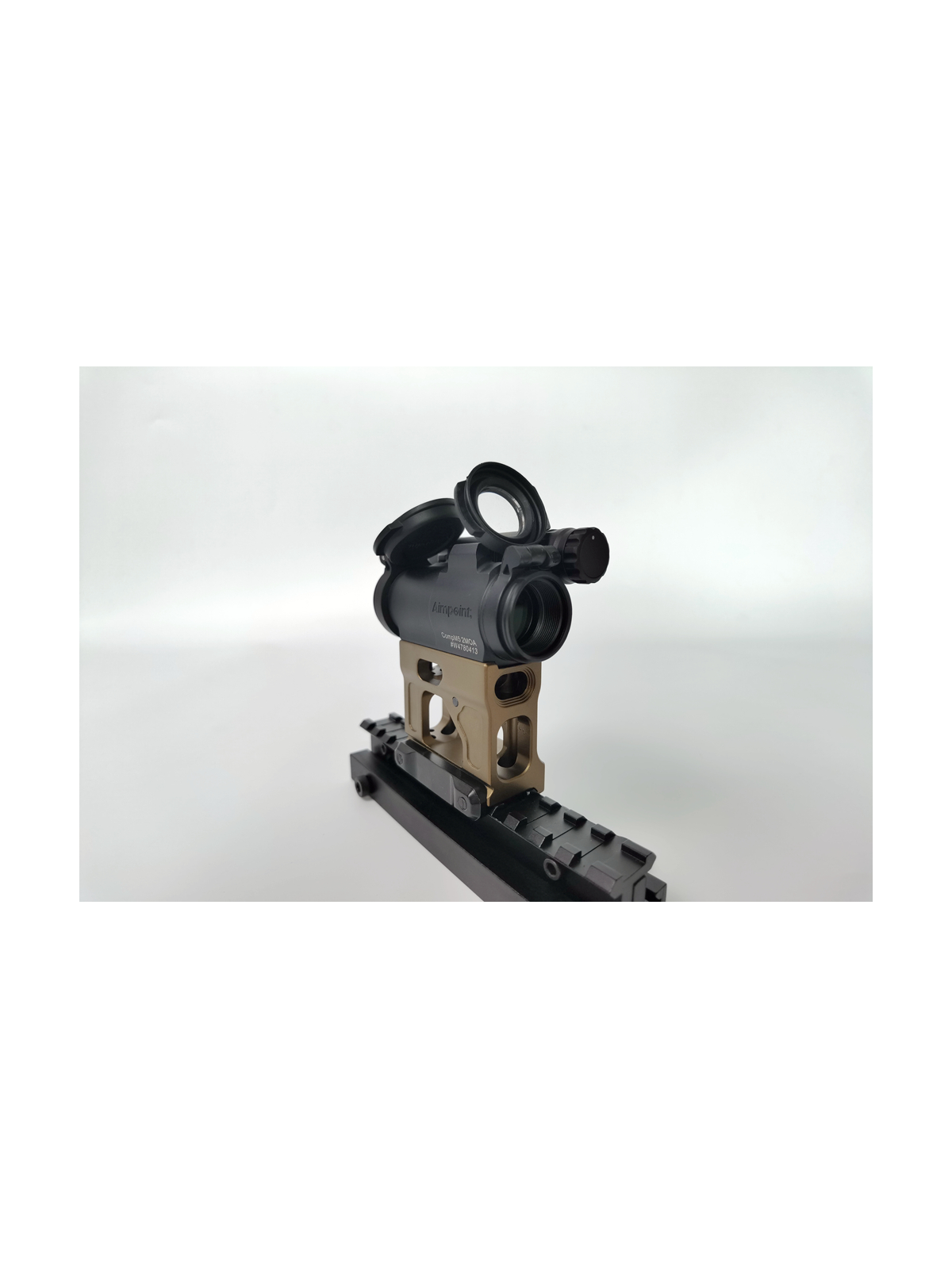 EvolutionGear COMP M5 Red Dot Sight W Speed Mount FDE Color Black