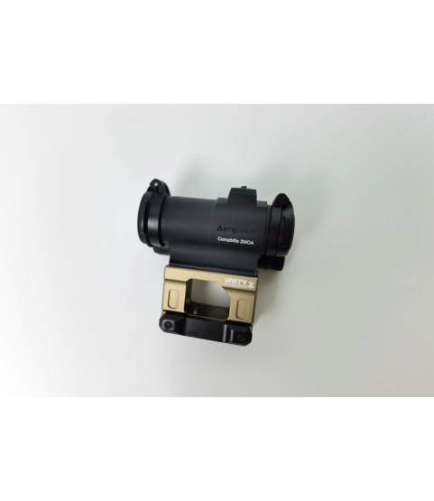 EvolutionGear COMP M5S Red Dot Sight W Micro-S Mount 1.55" FDE Color FDE