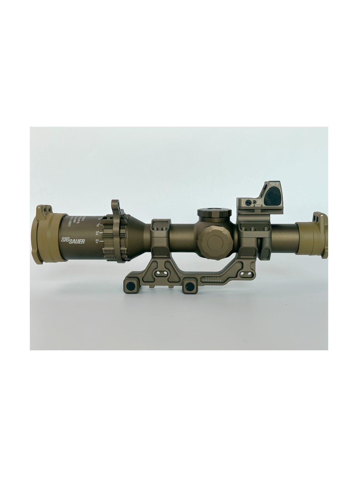 TANGO 6T DVO 1-6X24mm FFP Illuminated LPVO Scope & TOP RMR &C1 Mount 1. ...