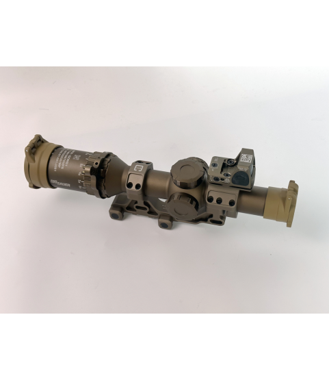 TANGO 6T DVO 1-6X24mm FFP Illuminated LPVO Scope & TOP RMR &C1 Mount 1. ...